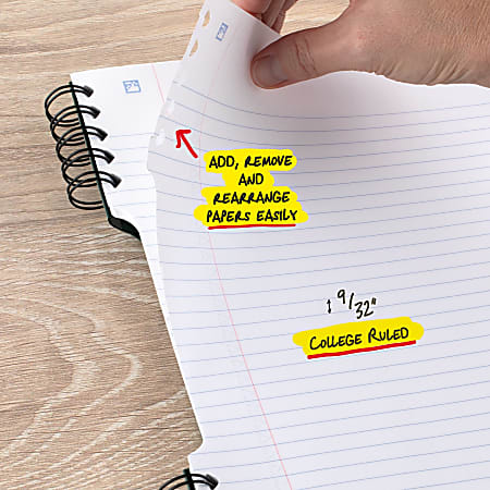 Five Star Reusable Notebook Plus Study App College Ruled 8 12 x 11 ...