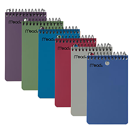 Mead Wirebound Top Opening Memo Book 3 x 5 College Ruled 100 Sheets ...