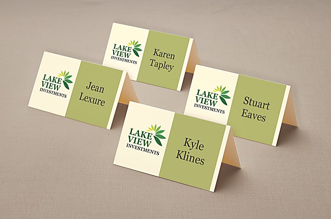 Avery Printable Small Tent Cards With Sure Feed Technology For Laser Or ...