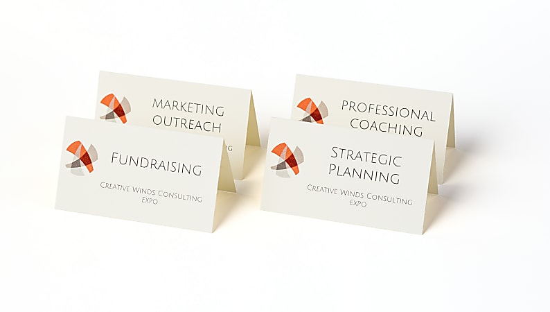 Avery Printable Small Tent Cards With Sure Feed Technology For Laser Or ...