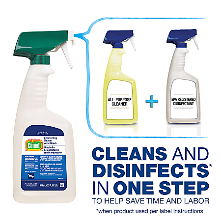 comet cleaner with bleach