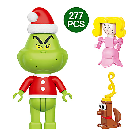 Brickcraft Grinch Advent Calendar Holiday Building Set Multicolor Set ...