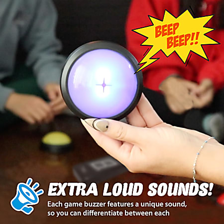 Teachers Choice Wireless Light Up Game Buzzer System Multicolor ...