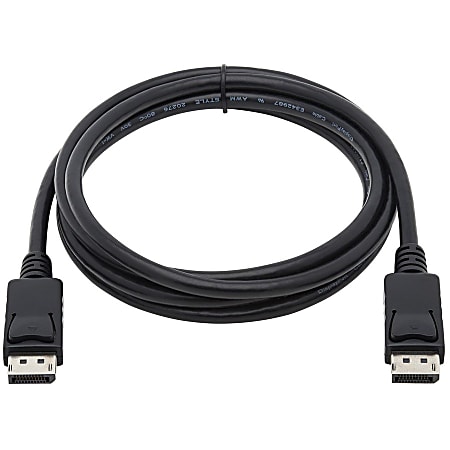 Tripp Lite Display Port Monitor Cable With Latches 6 Black P580 006 ...