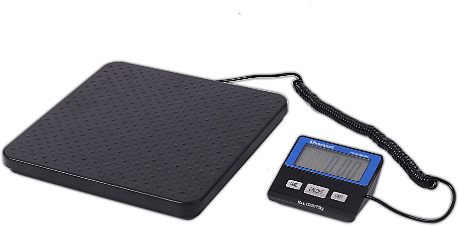 Brecknell PS150 Slimline Portable Digital Shipping Scale 150 Lb70Kg ...