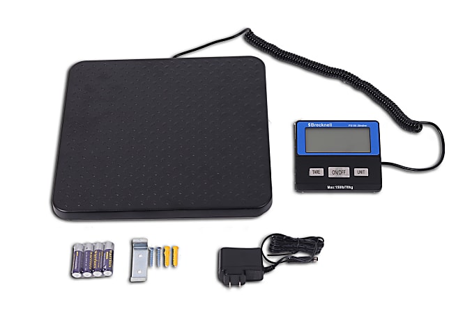 Brecknell PS150 Slimline Portable Digital Shipping Scale 150 Lb70Kg ...