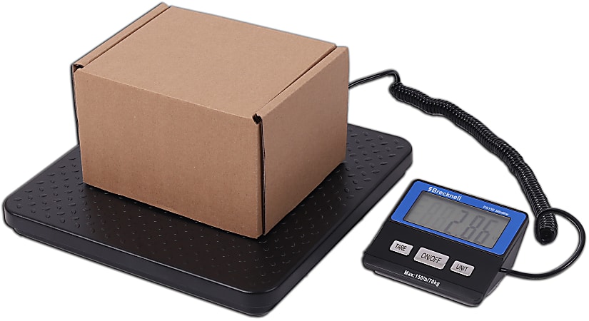 Brecknell PS150 Slimline Portable Digital Shipping Scale 150 Lb70Kg ...