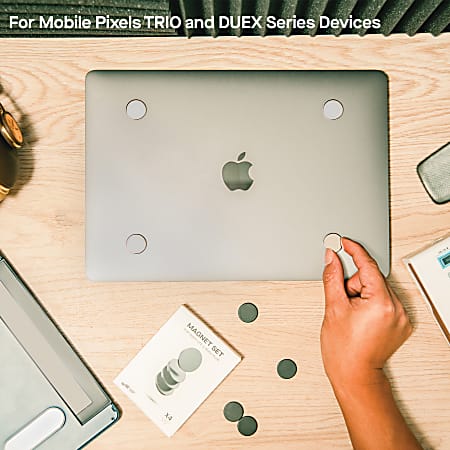 Mobile Pixels Laptop Magnets 1316 x 3 14 1 Lb Capacity Black Set Of 4 ...