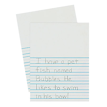 Pacon Newsprint Handwriting Paper 9 x 12 Ruled White 500 Sheets Per ...