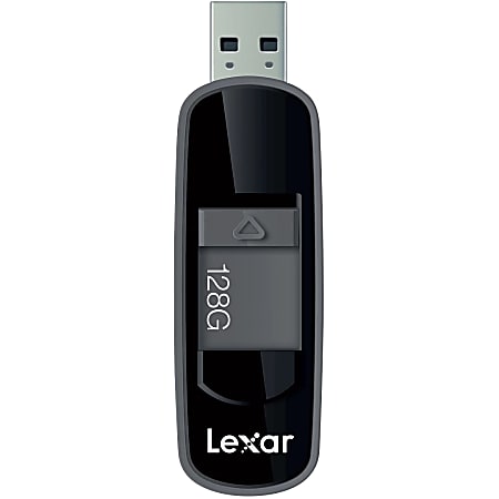 Lexar JumpDrive S75 USB 3.0 Flash Drive 128GB Gray LJDS75 128ABNLN ...