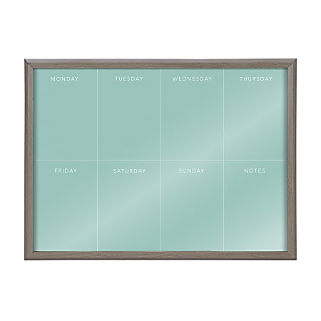 Kate and Laurel Blake This Week Non Magnetic Framed Dry Erase Printed ...