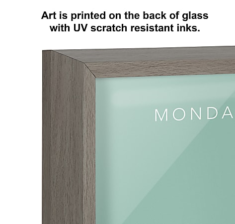Kate and Laurel Blake This Week Non Magnetic Framed Dry Erase Printed ...