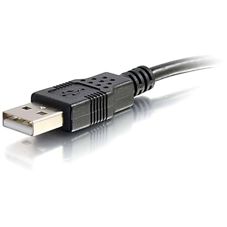 C2G 6in USB Extension Cable USB 2.0 to USB MF Provides a convenient way ...