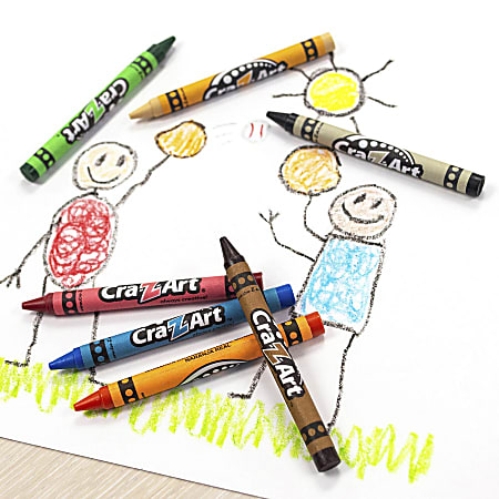 Cra Z Art Crayons Classroom Pack 8 Colors 800ct - Office Depot
