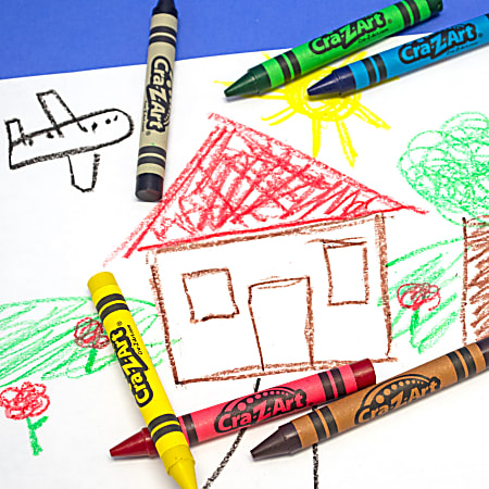 Cra Z Art Crayons Class Pack Jumbo 8 Assorted Colors Pack Of 200 ...