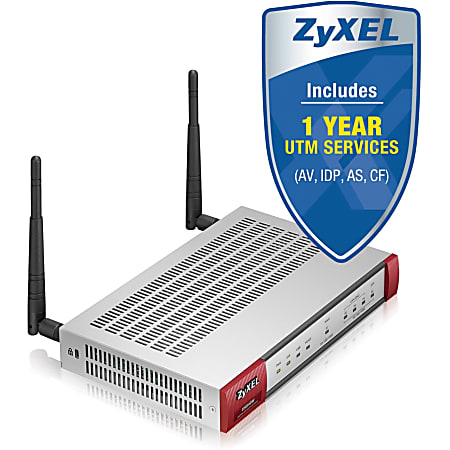 ZyXEL USG40W Next Generation USG 11n Firewall with 1 Year UTM Services ...