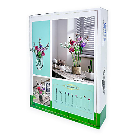 Contixo BK03 Spring Bouquet Floral Collection Building Block Set Grade ...