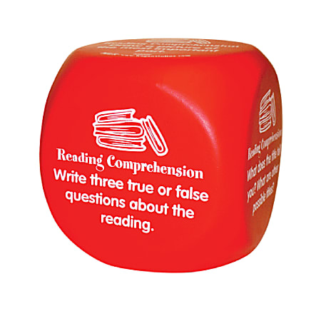 Kagan Publishing Reading Comprehension Cube Class Set RedWhite Set Of 8 ...