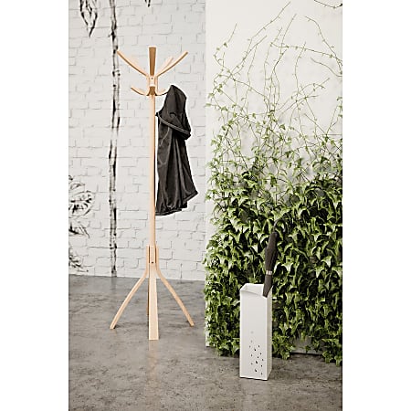 Alba Coat Stand 71 Beech - Office Depot