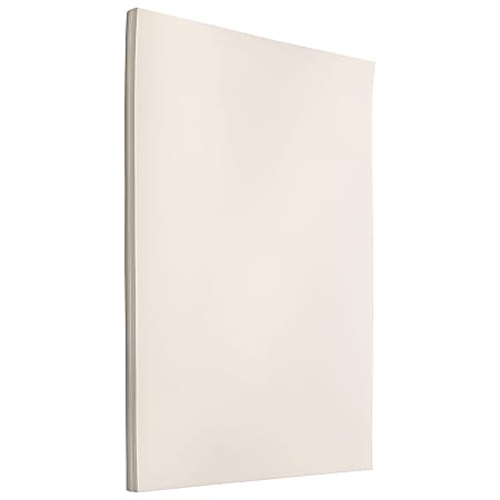 JAM Paper Strathmore 24 Lb Paper 11 x 17 Ledger Natural White Wove Pack ...