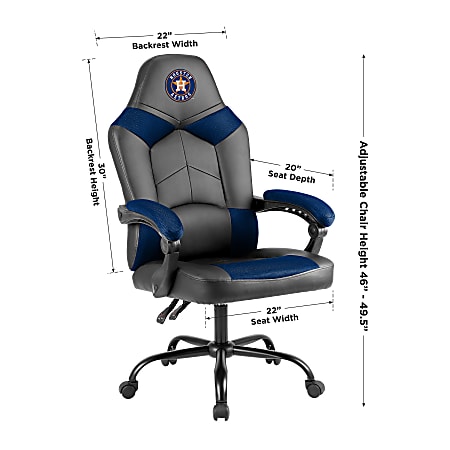 Imperial MLB Adjustable Oversized Vinyl High Back Office Task Chair ...