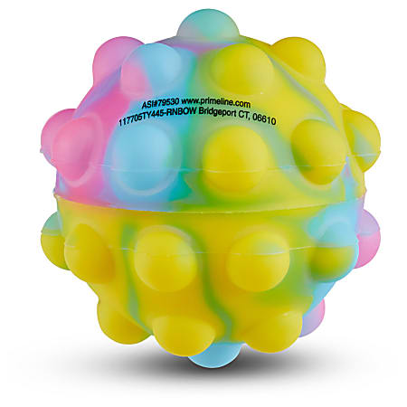 Custom Tie Dye Push Pop Ball 2 12 x 2 12 - Office Depot