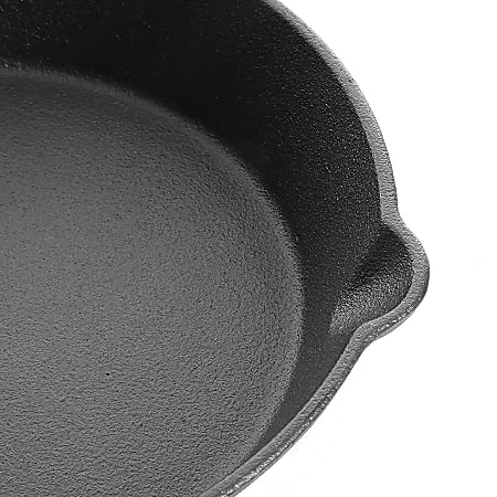Gibson Home Brickstone 3 Piece Pre Seasoned Cast Iron Skillet Set Black ...