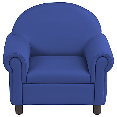 Factory Direct Partners Little Lux Preschool Chair Blue - Office Depot
