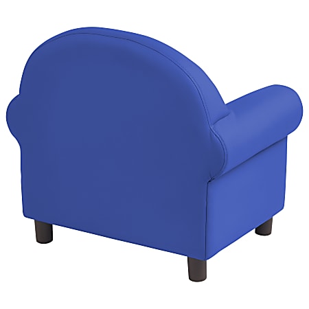Factory Direct Partners Little Lux Preschool Chair Blue - Office Depot