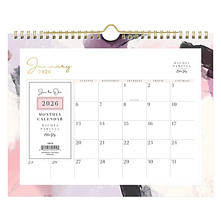 Blue Sky Monthly Wall Calendar 11 x 8 34 RP Quinn - Office Depot