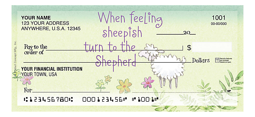 Custom Personal Wallet Checks 6 x 2 34 Singles Laughter For The Soul ...