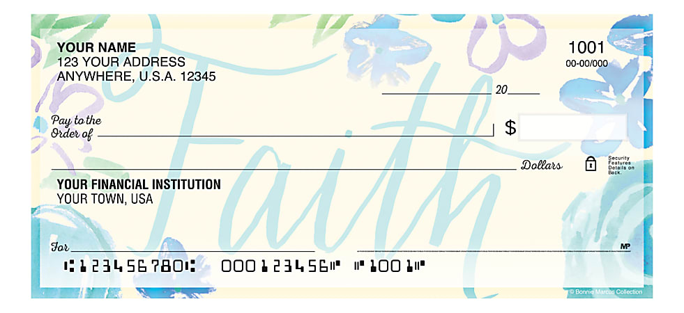 Custom Personal Wallet Checks 6 x 2 34 Duplicates Happiness Box Of 120 ...