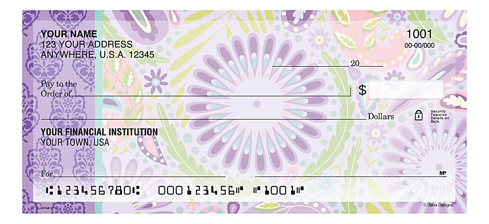 Custom Personal Wallet Checks 6 x 2 34 Duplicates Happi by Dena ...