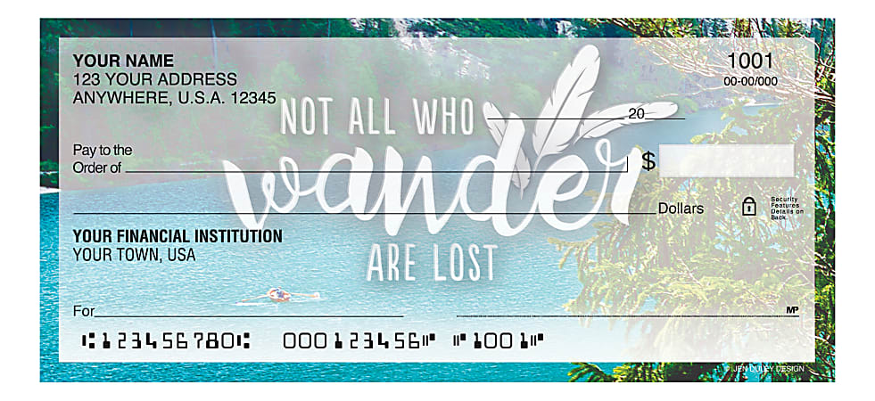 Custom Personal Wallet Checks 6 x 2 34 Duplicates Adventures Box Of 120 ...