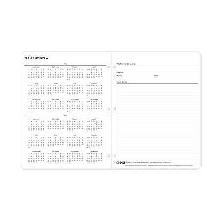 2025 Blue Sky Monthly Planning Calendar 8 12 x 11 Ellery Clear January ...