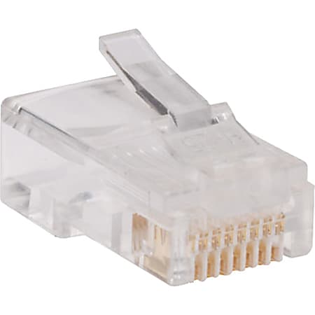 Tripp Lite RJ45 for SolidStandard Conductor 4 Pair Cat5e Cat5 Cable 100 ...