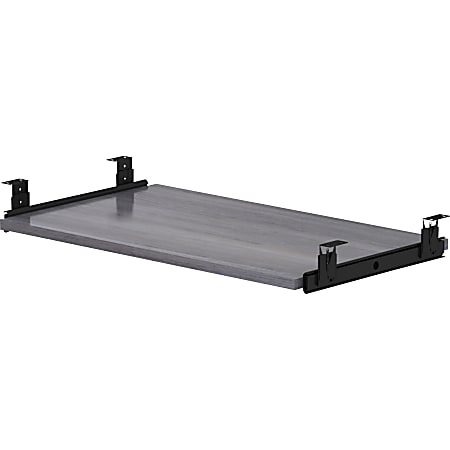 Lorell Essential Keyboard Tray 1316 H x 26 W x 15 716 D Weathered ...