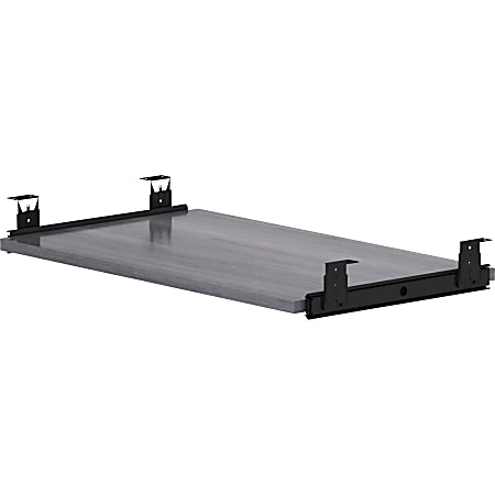 Lorell Essential Keyboard Tray 1316 H x 26 W x 15 716 D Weathered ...