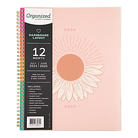 2024 Happy Planner 12 Month MonthlyWeekly Big Organized by Happy ...