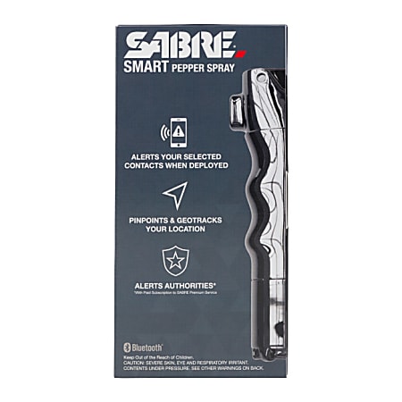 SABRE SMART Pepper Spray 1 58 H x 1 12 W x 4 516 D Black - Office Depot