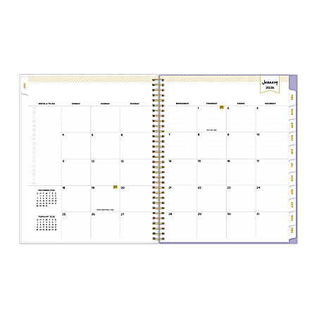 2026 Blue Sky Day Designer WeeklyMonthly Planner 8 12 x 11 Lorelei ...