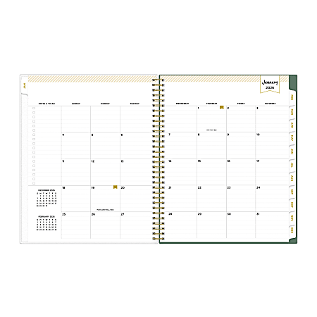 2026 Blue Sky Day Designer WeeklyMonthly Planner 8 12 x 11 London Rose ...