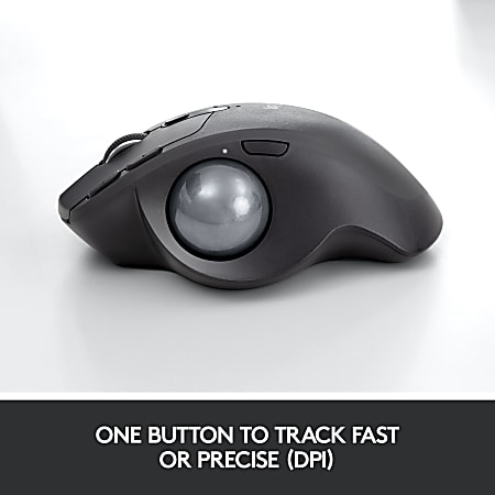 Logitech MX ERGO PLUS Advanced Wireless Trackball Mouse Black 910 ...