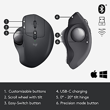 wireless trackball mouse bluetooth