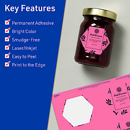 Avery Print To The Edge Labels With Sure Feed Technology 94121 BPP20 ...