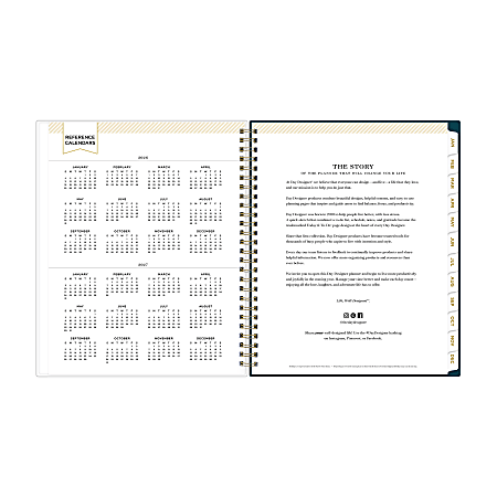 2026 Blue Sky Day Designer WeeklyMonthly Planner 7 x 9 Bermuda January ...