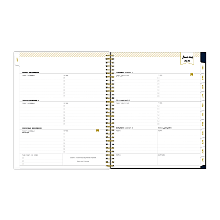 2026 Blue Sky Day Designer WeeklyMonthly Planner 8 12 x 11 Savannah ...