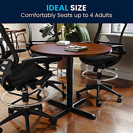 Flash Furniture Round Multipurpose Conference Table 30 H x 35 12 W x 35 ...