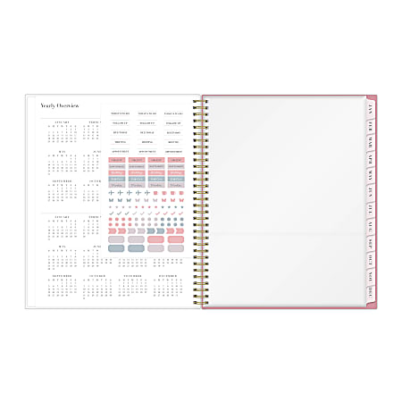 2026 Blue Sky Rachel Parcell WeeklyMonthly Planner 8 12 x 11 Rose ...