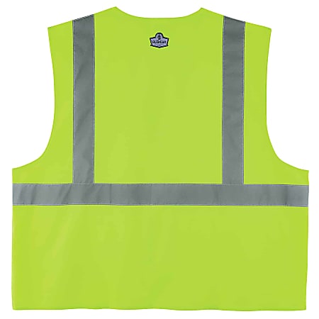 Ergodyne GloWear Safety Vest 8225HL Type R Class 2 2X3X Lime - Office Depot